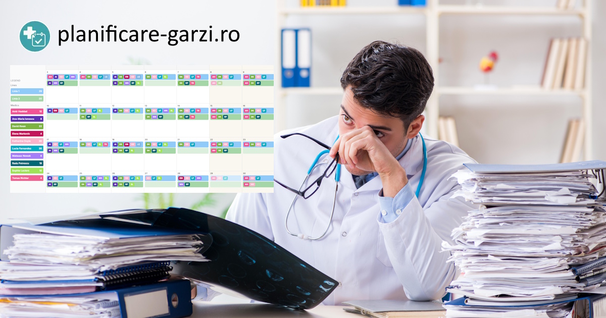 Planificare Gărzi - Soluția simplă pentru programarea gărzilor medicale